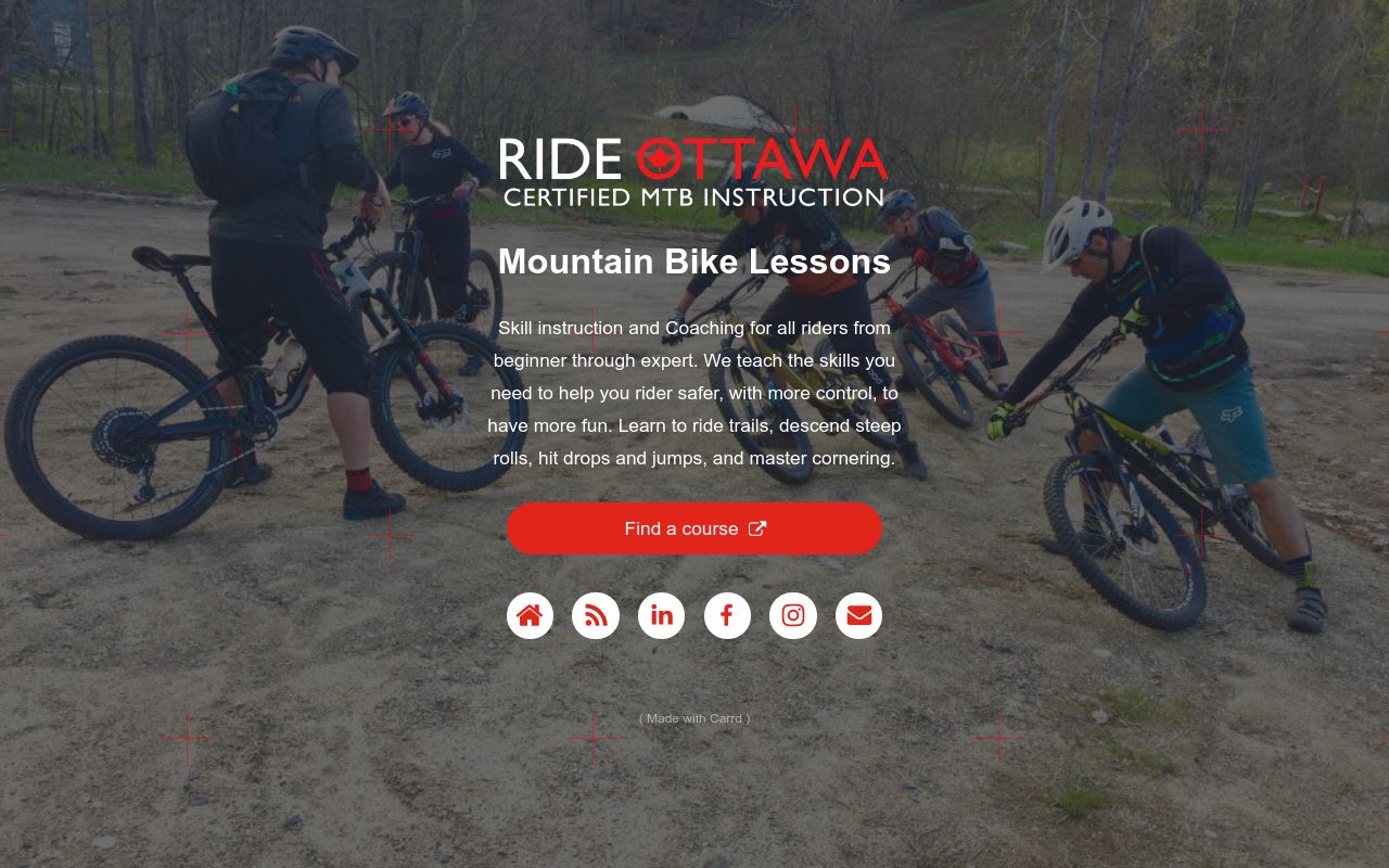 Ride Ottawa MTB Instruction